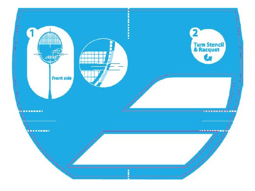 Stencil Logo Badminton – Babolat Canada